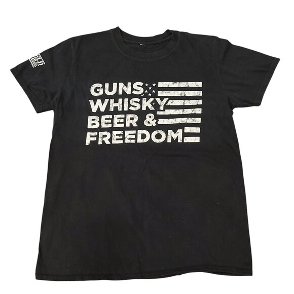 Shield Republic | Shirts | Shield Republic Mens Black Tshirt Guns ...